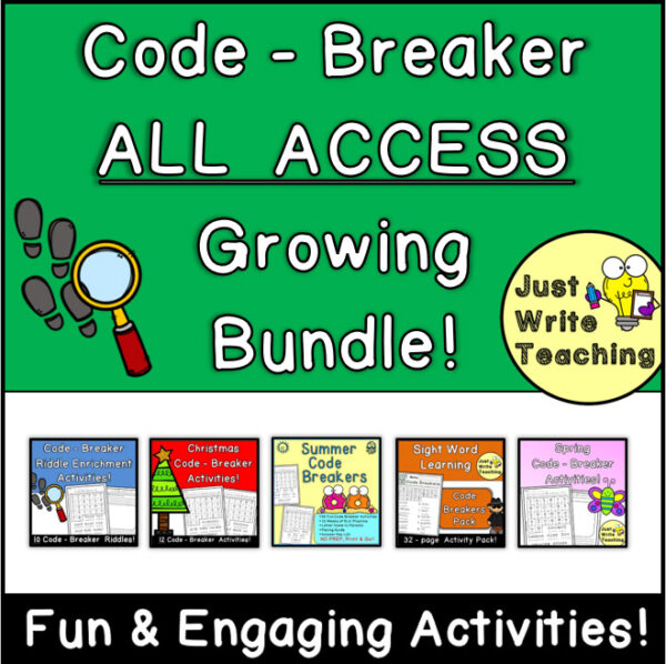 Code Breaker ALL ACCESS Growing Bundle | Made By Teachers