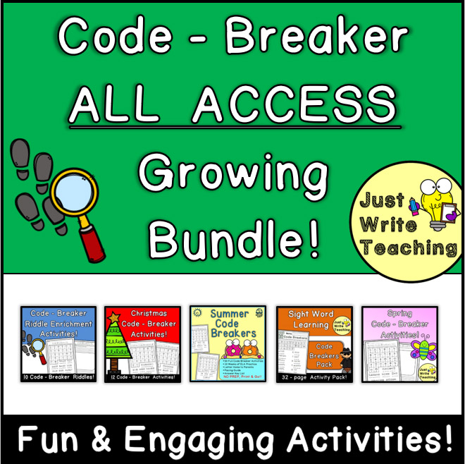 Code Breaker ALL ACCESS Growing Bundle | Made By Teachers