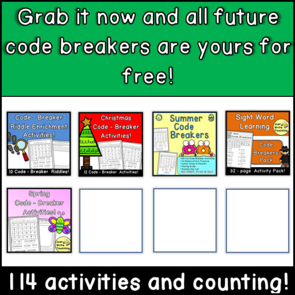 Code Breaker ALL ACCESS Growing Bundle | Made By Teachers