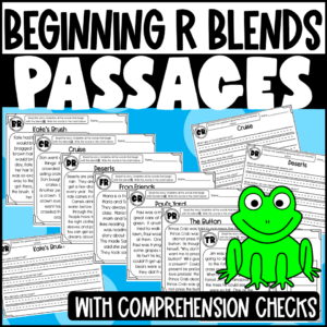 Beginning R Blends Reading Passages with Comprehension Questions | Made ...