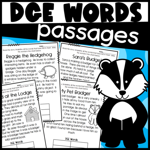 DGE Words Passages - Made By Teachers