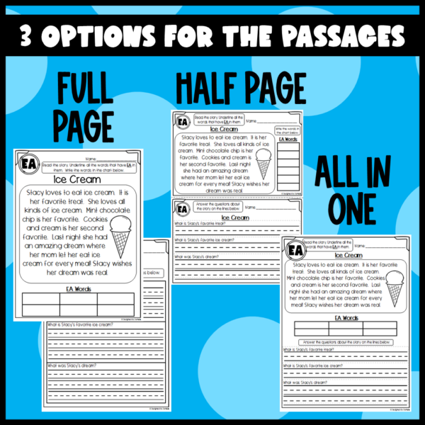EE and EA Passages | Made By Teachers