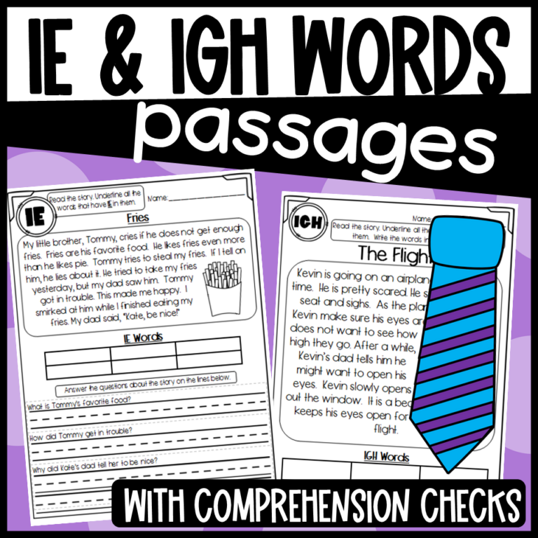 IE and IGH Passages | Made By Teachers