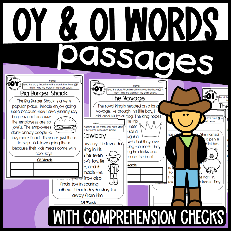 OI and OY Passages | Made By Teachers