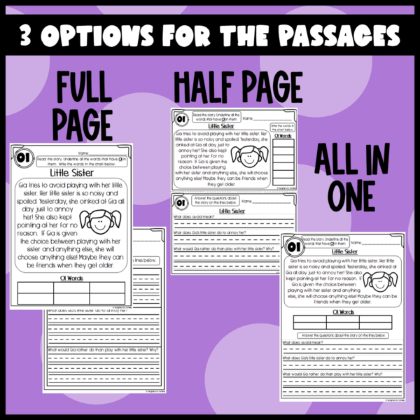 OI and OY Passages | Made By Teachers