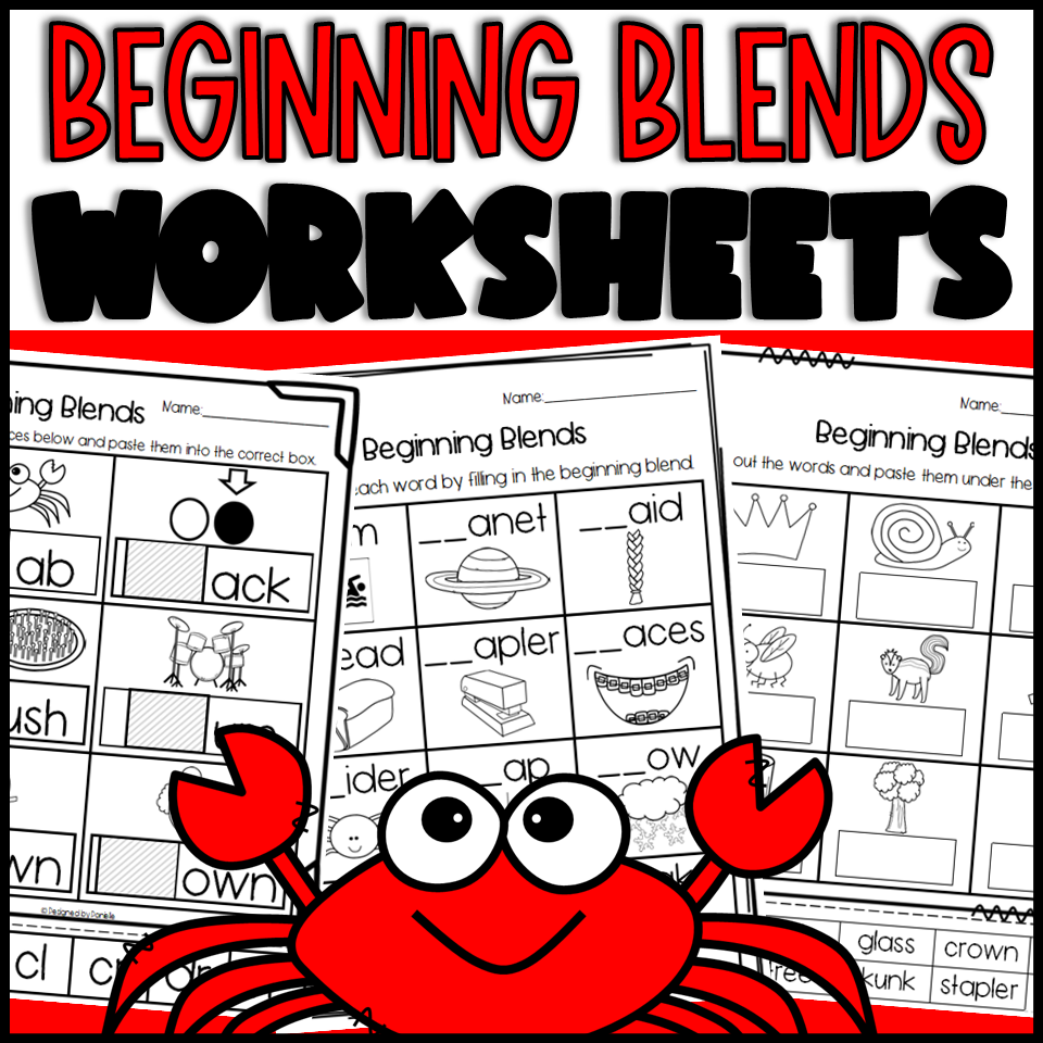 Beginning Blends Worksheets: Sorts, Cloze, Sequencing, and More | Made ...