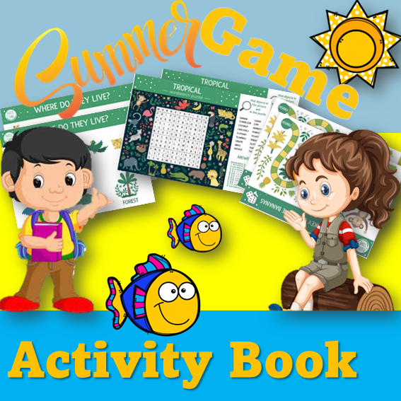 Fun in the Sun! ☀️🌴🏖️ Summer Games Activity Book | Made By Teachers