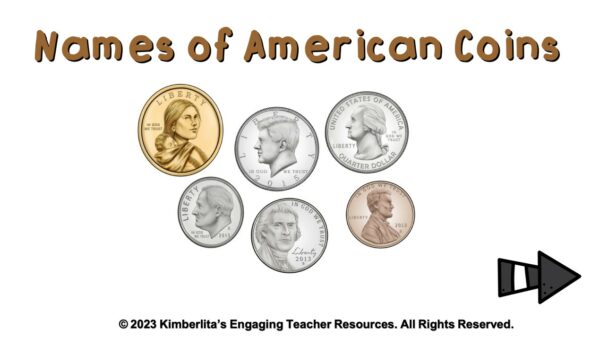 Names of American Coins (Interactive Slides) | Made By Teachers