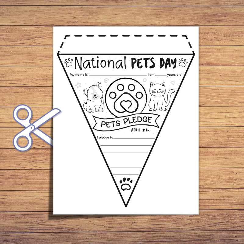 Pets Mini Book and Pennant | Banner | Made By Teachers