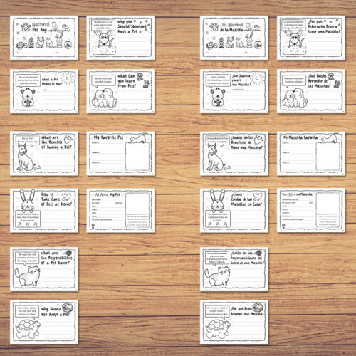 Pets Mini Book and Pennant | Banner BUNDLE | Made By Teachers