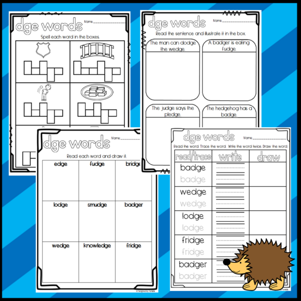 DGE Words Worksheets | Made By Teachers