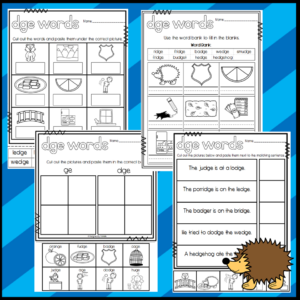 DGE Words Worksheets | Made By Teachers