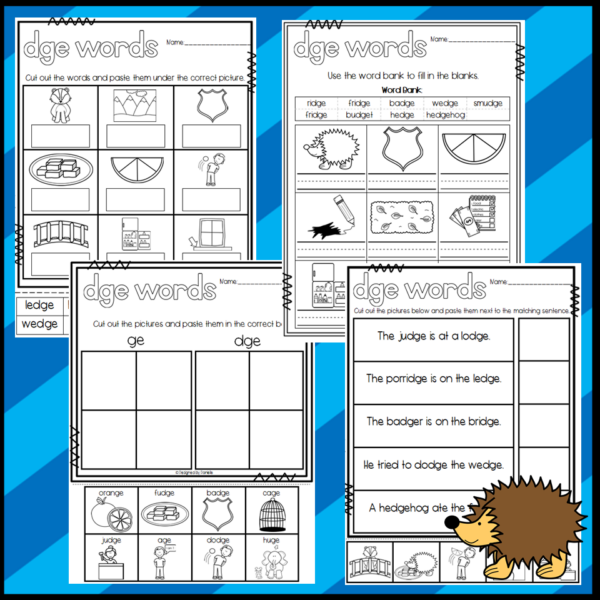 DGE Words Worksheets | Made By Teachers