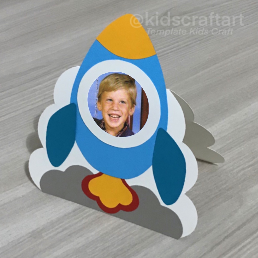 Outer Space Rocket Father’s Day Card Craft Gift June Summer End Year ...