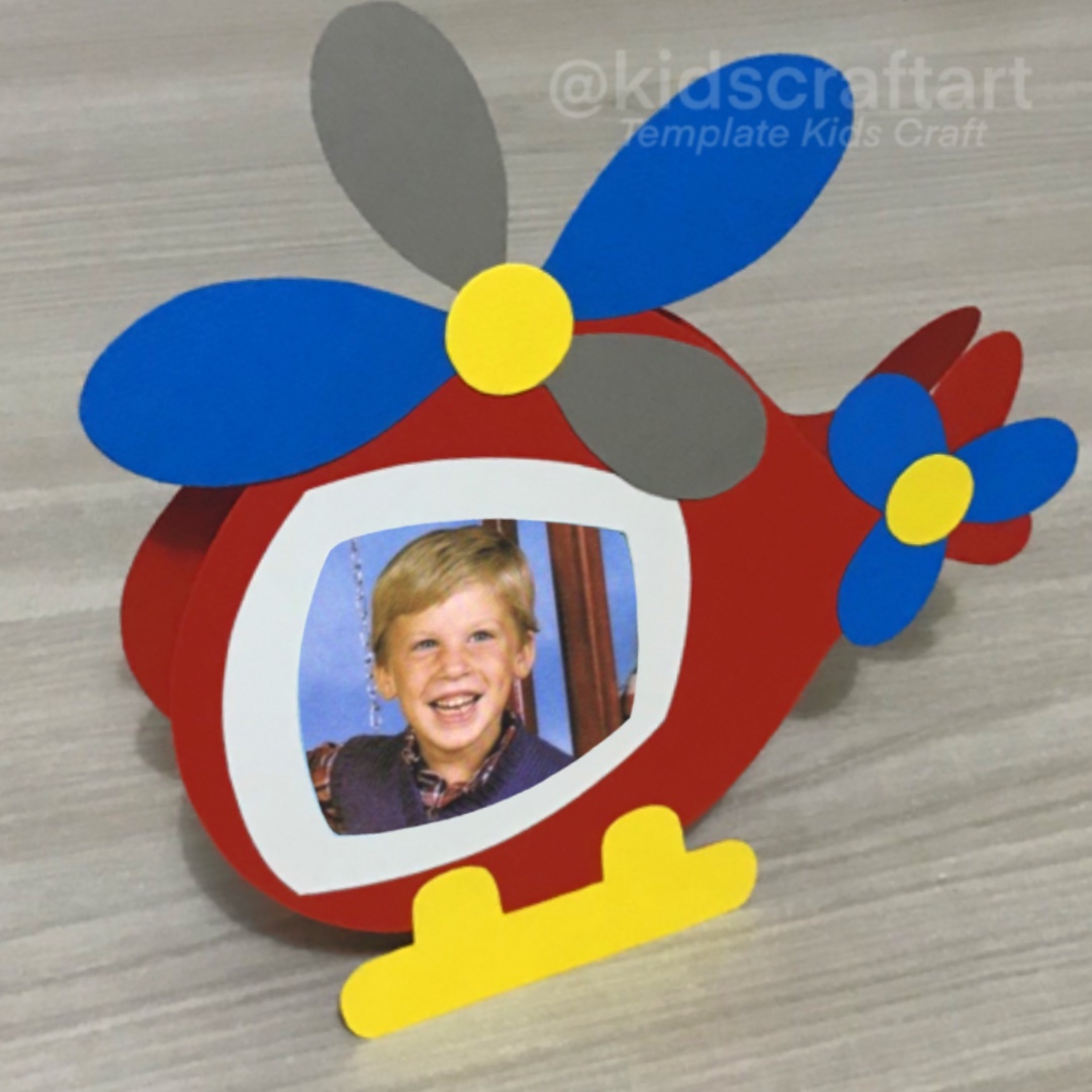 Helicopter Father’s Day Card Craft Gift Keepsake Frame June Summer End ...