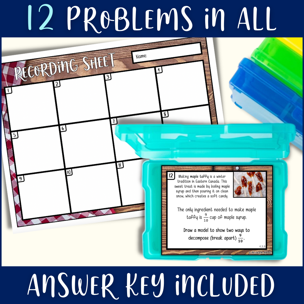 Sum Of Fractions And Decomposing Fractions In Diverse Recipes Teks 4 3a 4 3b Made By Teachers