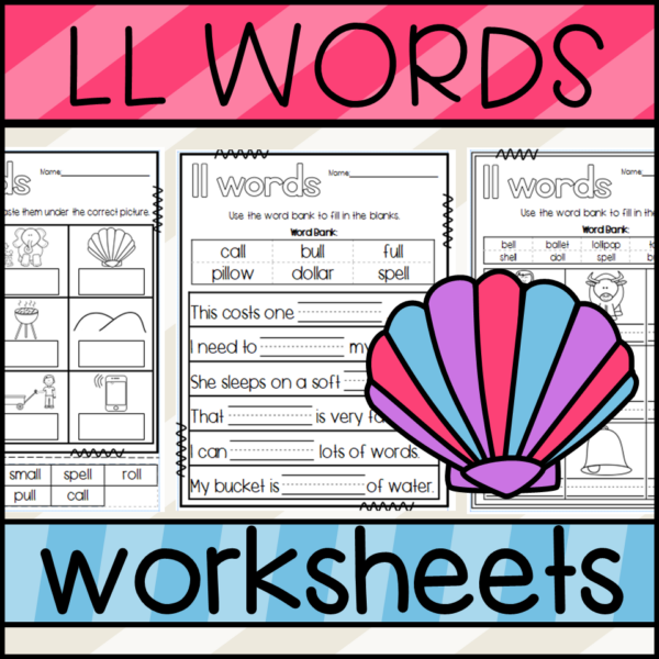 Double Letters LL Worksheets | Made By Teachers