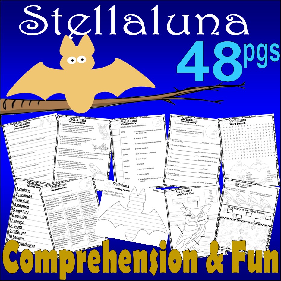 Stellaluna Book Companion Reading Comprehension | Made By Teachers
