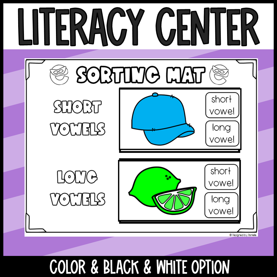 First Grade Long Vowel Silent E Center Activity and Worksheets | Made ...
