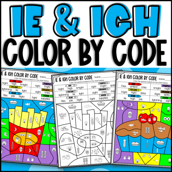 IE and IGH Color by Code Worksheets | Made By Teachers