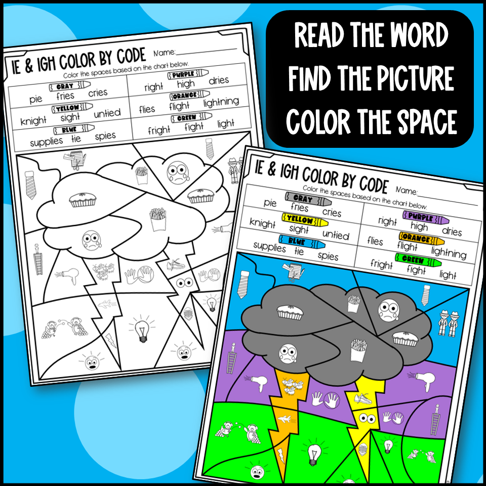 IE and IGH Color by Code Worksheets | Made By Teachers