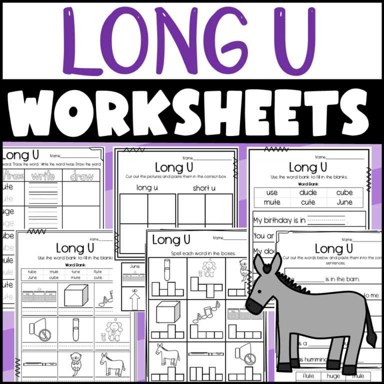 Long U, Silent E Worksheets - Made By Teachers