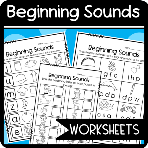 Matching Beginning Sounds/ Upper and Lower Case Letters | Made By Teachers