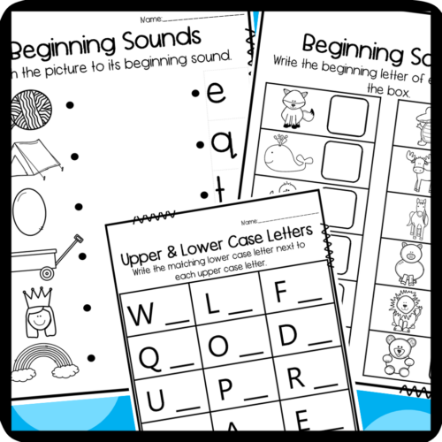 Matching Beginning Sounds/ Upper and Lower Case Letters | Made By Teachers
