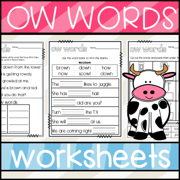 No-Prep OW Worksheets for Reading and Writing Practice | Made By Teachers