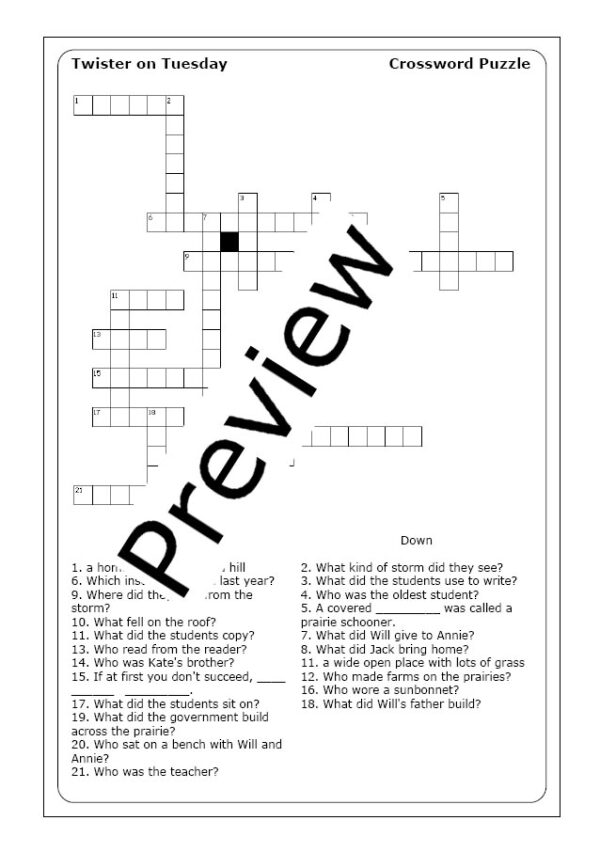 Magic Tree House "Twister on Tuesday" worksheets | Made By Teachers