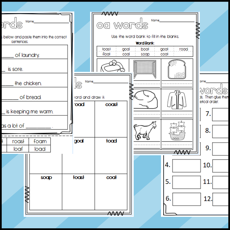 OA Words Worksheets | Made By Teachers