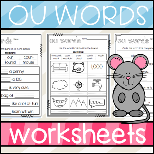 OU Words Worksheets | Made By Teachers