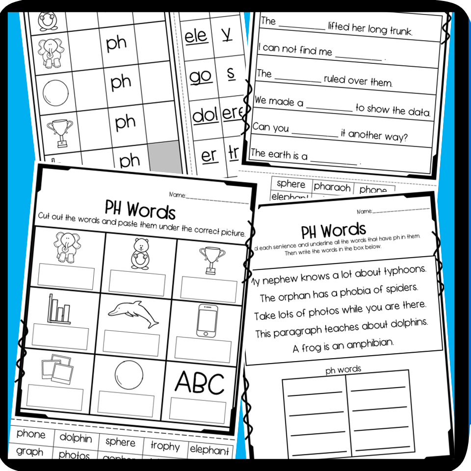 PH Words Worksheets | Made By Teachers