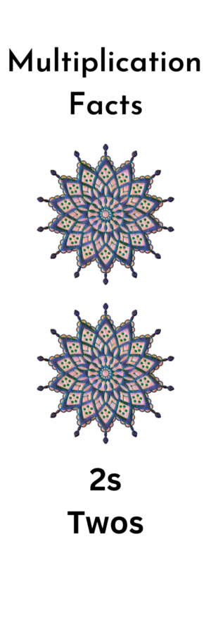 Mandala-Themed 2s Multiplication Facts Bookmarks | Made By Teachers