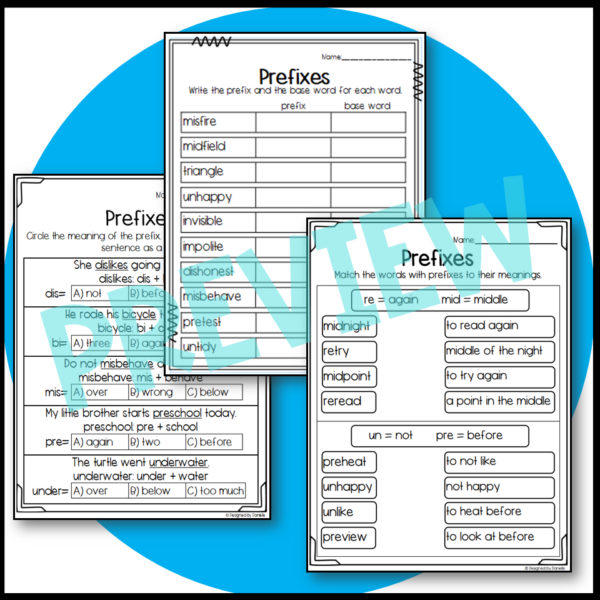 Prefix Worksheets | Made By Teachers