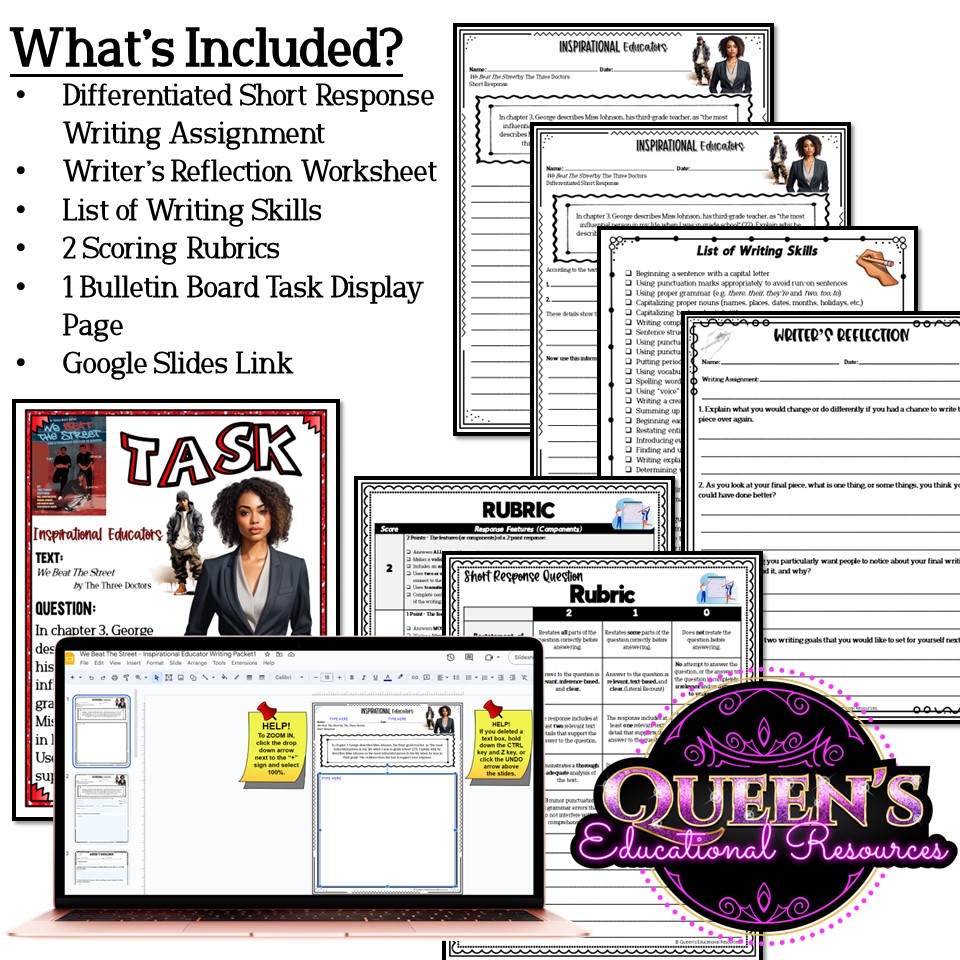 We Beat The Street Lesson Plan and Activities | Text-to-Text Connection ...