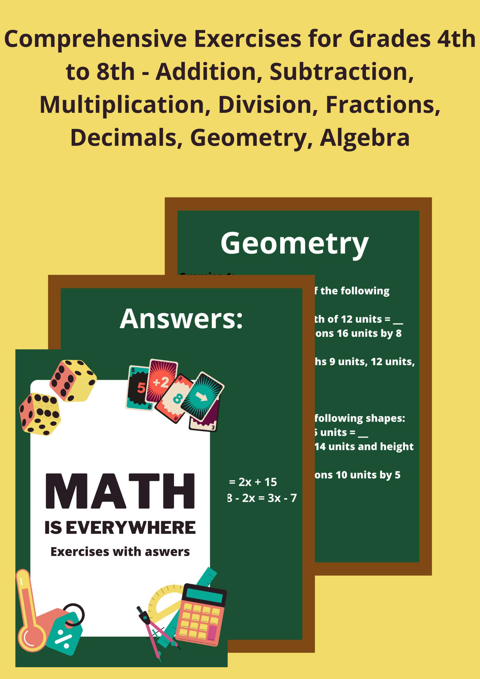 Math Mastery: Grade 4th-8th Exercises for Success | Made By Teachers
