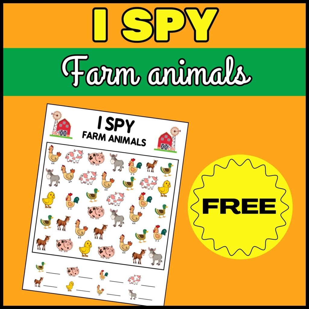 Farm Animals Activity Bundle - Coloring Pages, Flashcards, Worksheets ...