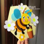 Bee Craft Activities Flower Spring Summer Decoration Craftivity ...