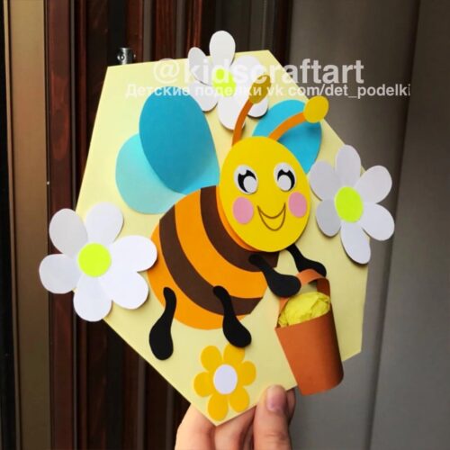 Bee Craft Activities Flower Spring Summer Decoration Craftivity ...