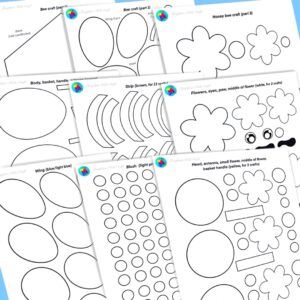 Bee Craft Activities Flower Spring Summer Decoration Craftivity ...