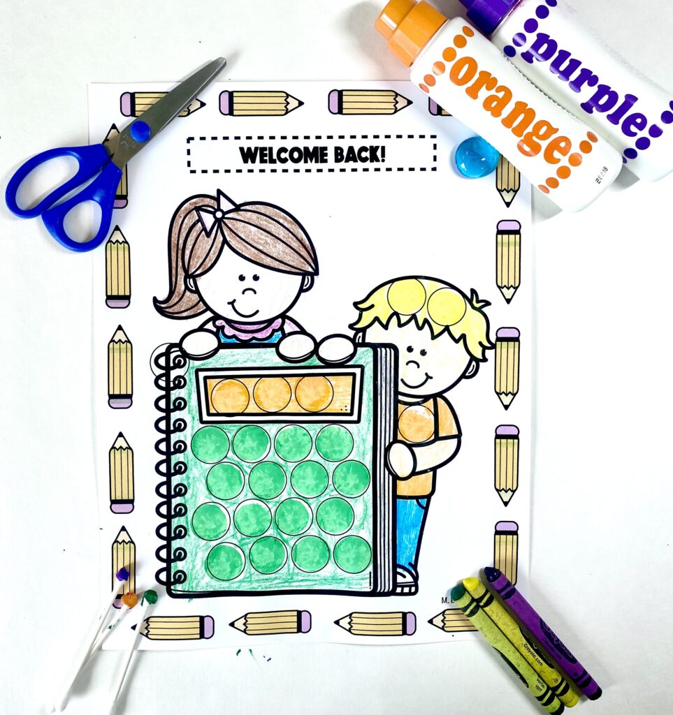 Back to School Do A Dot | Made By Teachers