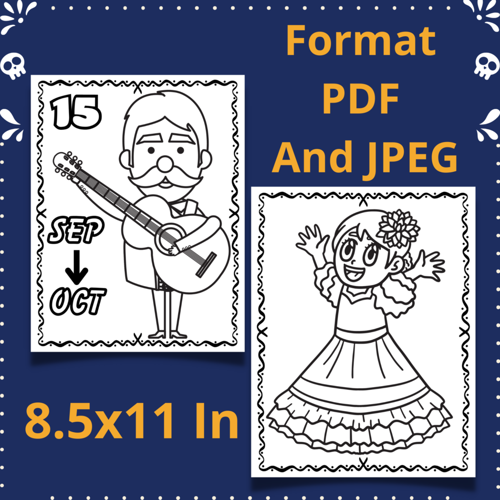 Hispanic Heritage Month Coloring Pages | | Latino Heritage Month | Made ...