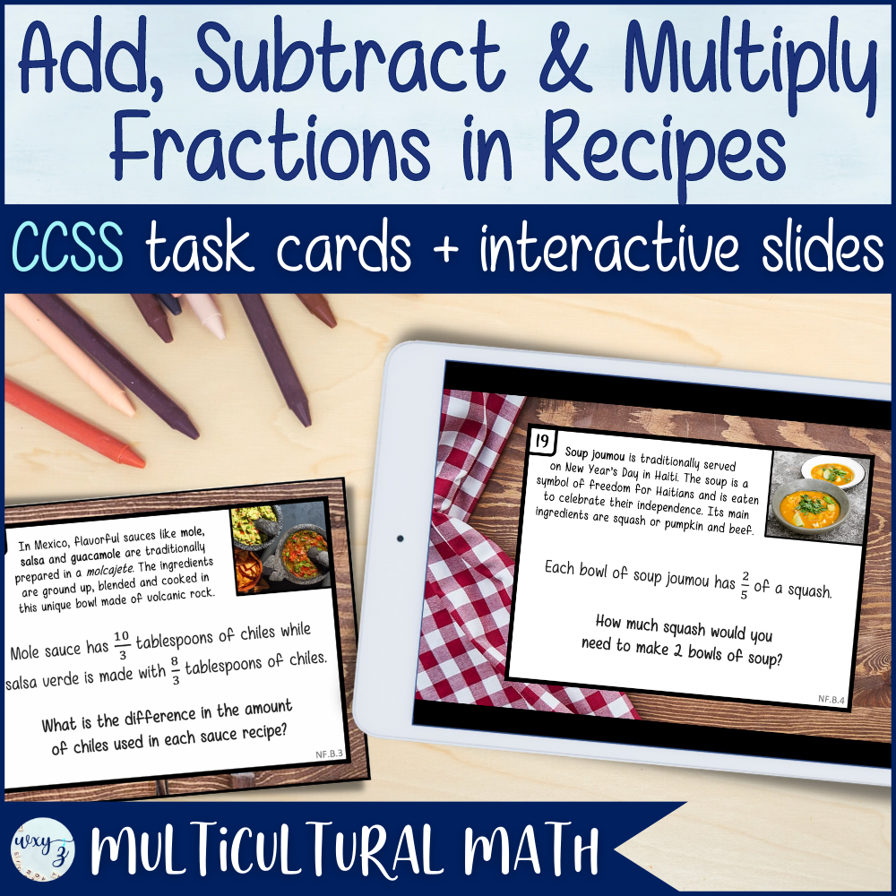 Equivalent Fractions & Comparing Fractions in Diverse Recipes - TEKS 4 ...