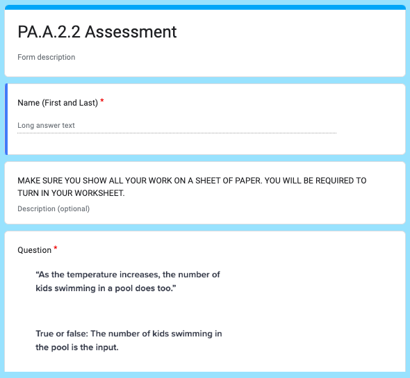 Complete Online Distance Learning 8th Math Analyze Linear Relationships ...