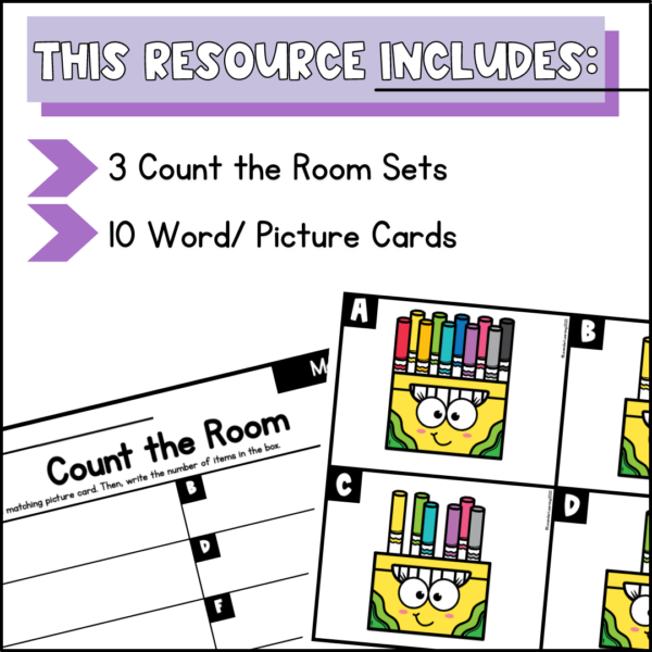 Back to School Count the Room Activity | Made By Teachers