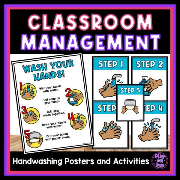 Handwashing Procedures | Handwashing Posters Labels Student Books ...