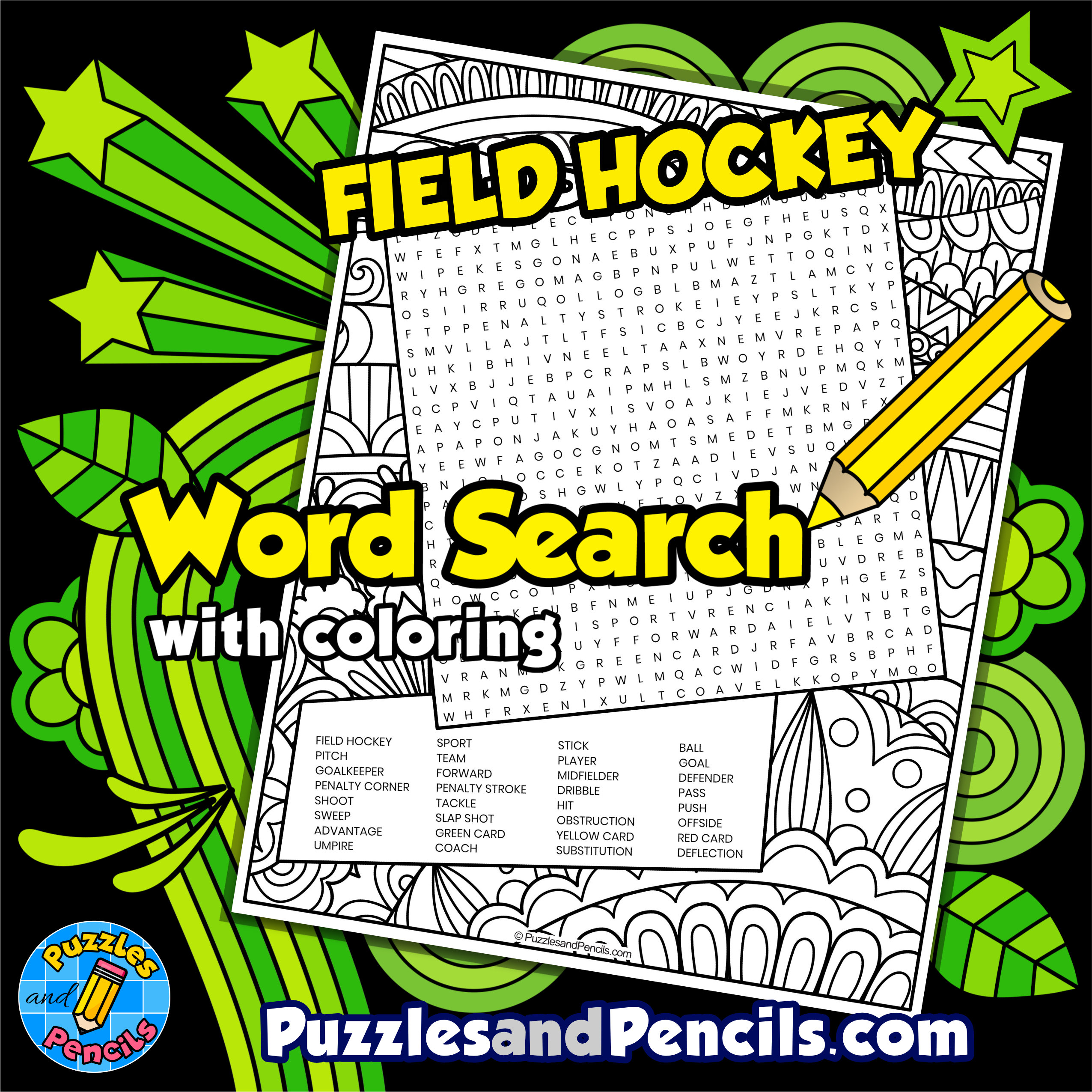 The Professor Word Search Puzzle Activity Page with Coloring ...