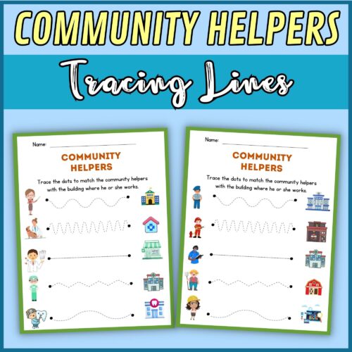 Community Helpers Activity Bundle - Coloring Pages, Word search ...