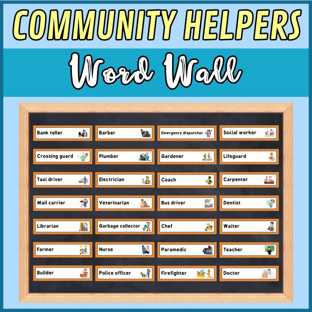 Community Helpers Activity Bundle - Coloring Pages, Word search ...